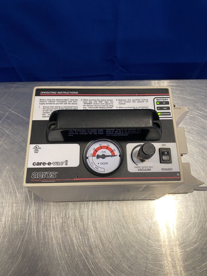 Care-E-Vac II 753790 Pump Suction Auction
