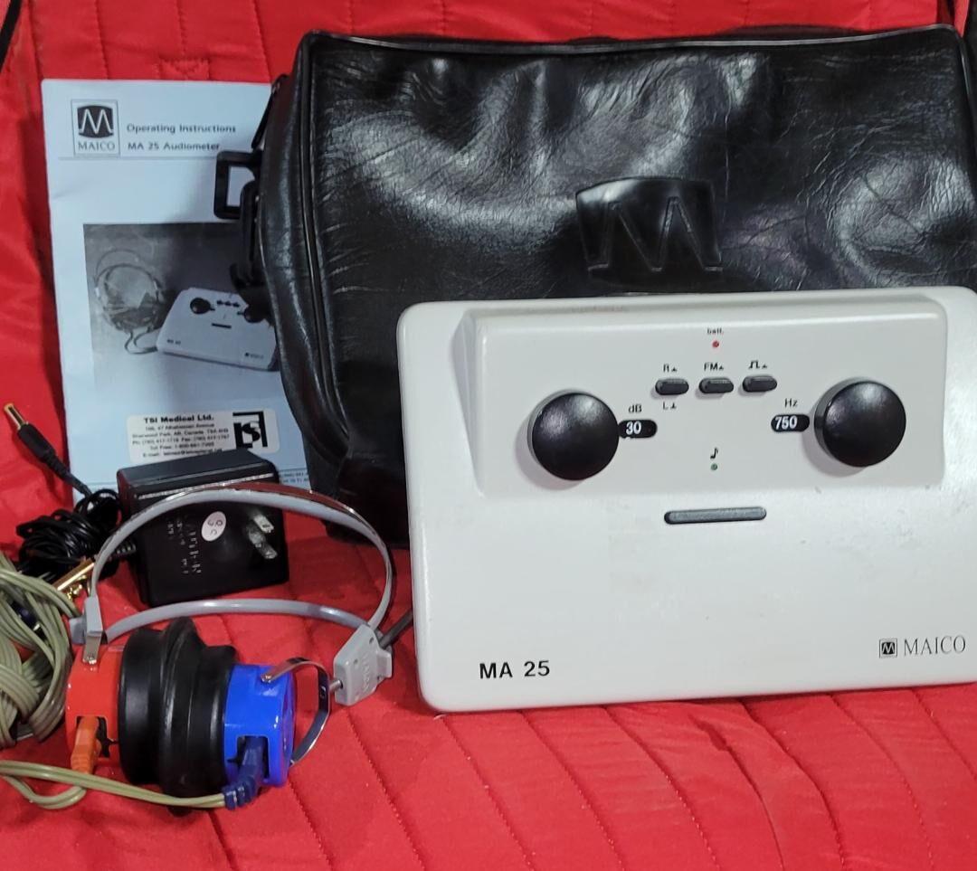 Used MAICO MA 25 with head phones and carrying case Screening ...