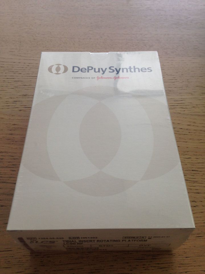 Nuevo DEPUY 1294-05-520 Tibial Insert Rotating Platform Disposables ...