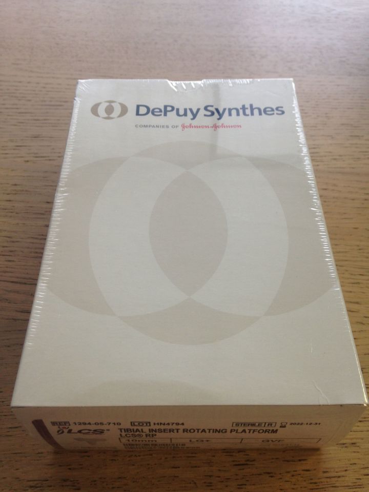 Nuevo DEPUY 1294-05-710 Tibial Insert Rotating Platform Disposables ...