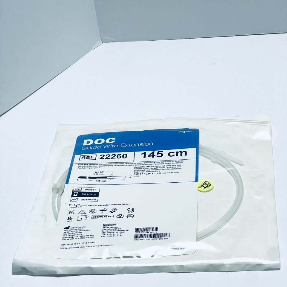 New ABBOTT 22260 DOC Guidewire Extension Disposables - General For Sale ... New ABBOTT 22260 DOC Guidewire Extension Disposables - General For Sale ...