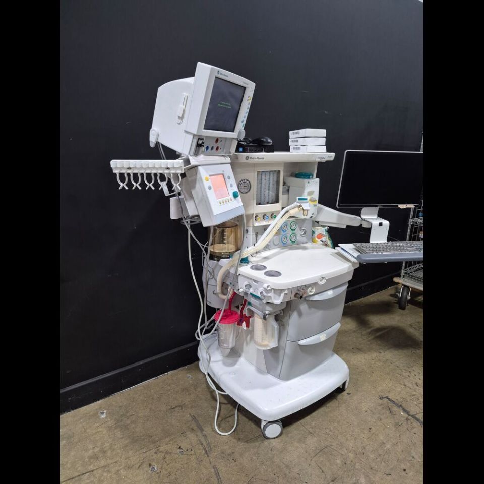 Used GE ANESTHESIA MACHINE WITH CARDIOCAP/5 MONITOR & TEC 7 SEVOFLURANE ...
