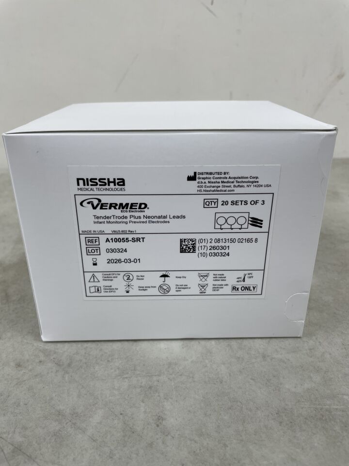 New NISSHA A10055-SRT TenderTrode Plus Infant Monitoring Prewired ...