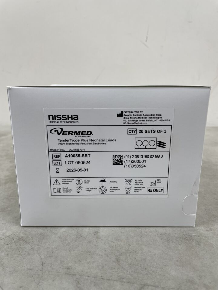 New NISSHA A10055-SRT TenderTrode Plus Infant Monitoring Prewired ...